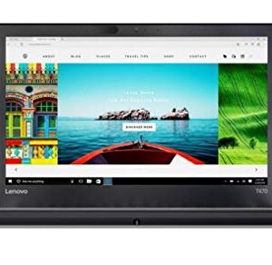 Lenovo Thinkpad T470s 14 FHD Display Intel Core i7-6600U 2.6Ghz 8GB DDR4 RAM, 256GB SSD, Webcam, HDMI, 802.11AC, Windows 10 Pro(Renewed)