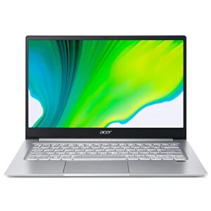 acer swift 3 intel evo thin & light laptop, 14″ full hd, intel core i7-1165g7, iris xe graphics, 8gb lpddr4x, 256gb nvme ssd, wi-fi 6, fingerprint reader, back-lit kb, sf314-59-75qc