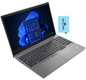 lenovo thinkpad e15 gen 4 home & business laptop (intel i5-1235u 10-core, 8gb ram, 256gb ssd, intel uhd, 15.6″ 60hz full hd (1920×1080), wifi, bluetooth, webcam, win 10 pro) with dockztorm hub