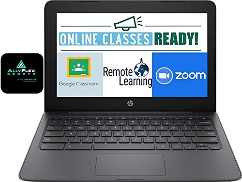 2022 Newest HP Chromebook 11.6" HD Laptop for Business and Student, Intel Celeron N3350, 4GB Memory, 32GB eMMC, Webcam, USB-C, WiFi , Bluetooth, Chrome OS+AllyFlex MOUSPAD