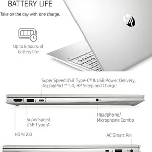 HP Latest Pavilion Laptop | 15.6" FHD IPS Touch | Intel 10-Core 1255U | NVIDIA GeForce MX550 | 64GB DDR4 2TB NVMe SSD | WiFi | USB-C | HDMI | Backlit KB | Windows 11 Home