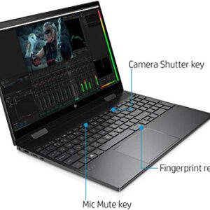 2020 Newest HP ENVY x360 2-in-1 Laptop, 15.6" Full HD Touchscreen, AMD Ryzen 5 4500U Processor up to 4.0GHz, 8GB Memory, 256GB PCIe SSD, Backlit Keyboard, HDMI, Wi-Fi, Windows 10 Home, Nightfall Black