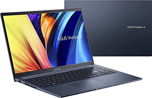 ASUS Newest M1502IA VivoBook Thin and Light Laptop 15.6" FHD AMD Ryzen 5 4600H 16GB DDR4 512GB NVMe SSD USB-C HDMI Backlit Keyboard Fingerprint Reader Windows 11 Home w/ RATZK 32GB USB