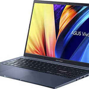 ASUS Newest M1502IA VivoBook Thin and Light Laptop 15.6" FHD AMD Ryzen 5 4600H 16GB DDR4 512GB NVMe SSD USB-C HDMI Backlit Keyboard Fingerprint Reader Windows 11 Home w/ RATZK 32GB USB