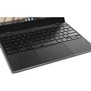 Lenovo 100E Chromebook 2ND Gen 81QB000AUS Laptop Computer, 11.6" HD (1366 X 768) Display, MediaTek MT8173C Processor, 4GB RAM, 16GB eMMC TLC SSD, Powervr GX6250, Chrome OS, Black (Renewed)