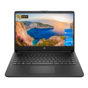 hp laptop, 14” fhd display, intel celeron n4500 processor, 16gb ram, 1tb pcie ssd, hdmi, bluetooth, webcam, sd media card raeder, windows 11 home, black