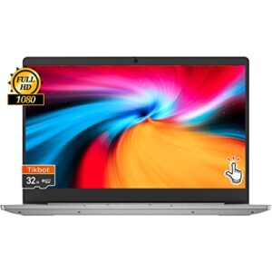 lenovo chromebook touchscreen 14 inch fhd ips display, mediatek mt8183 8core laptop computer business student, wi-fi 5, webcam, 10 hours battery, chrome os (4gb lpddr4x ram | 64gb emmc+32g sd card)