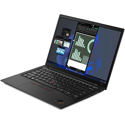 Lenovo Latest ThinkPad X1 Carbon Gen 10, Intel i7-1260P (12 Cores), 14" FHD IPS, Anti-Glare, 16GB DDR5, 512 GB SSD, Fingerprint Reader, 1080p Camera, Win 11 Pro (Authorized Reseller)