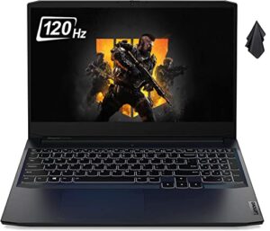 2022 lenovo ideapad gaming laptop 15.6″ fhd ips 120hz, amd ryzen 5 5600h (beats i7-10850h), geforce rtx 3050 ti graphics, 16gb ddr4 ram, 512gb ssd, backlit keyboard, wireless-ax, windows 11