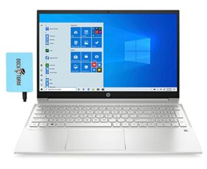 hp pavilion 15t-eg business laptop 15.6″ touch fhd 60hz ips display (intel i7-1255u 10-core, 64gb ram, 512gb pcie ssd, intel iris xe, wifi, fingerprint, backlit kyb, b t 5.2, win 11 pro) w/hub