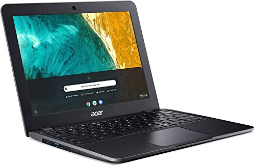 Acer Chromebook 512 Laptop, 12 Inch HD Display, Intel Dual core Processor, 4GB DDR4 RAM, 32GB eMMC, WiFi 5, Chrome OS, Bundle with JAWFOAL