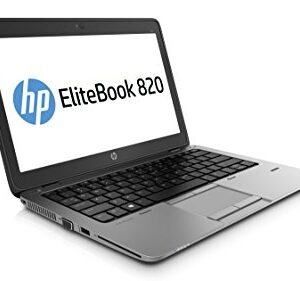 HP EliteBook 820 G1 12.5in Laptop, Intel Core i7-4600U 2.1GHz, 8GB Ram, 256GB Solid State Drive, Windows 10 Pro 64bit (Renewed)