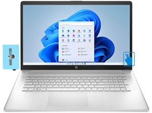 newest hp 17z-cp000 17.3″ 60hz touch hd+ business laptop (amd ryzen 5 5500u 6-core, 64gb ram, 1tb pcie ssd + 1tb hdd, amd radeon, wifi, bluetooth, webcam, hdmi, win 11 home) with hub