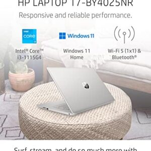 HP 17 Laptop PC, 11 Generation Intel Core, 4 GB RAM, 256 GB SSD, UHD Graphics, 17.3" HD+ Display, Windows 11 Home, Wi-Fi & Bluetooth Combo, 7 Ports, Long Battery Life, HD Webcam 17-by4025nr 2022