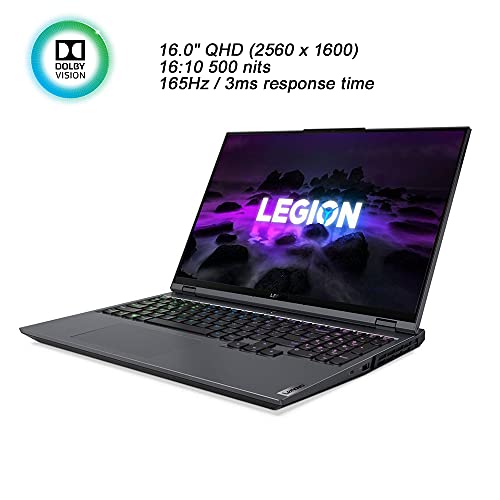 Lenovo Legion 5 Pro Gaming Laptop, 16.0" QHD IPS 165Hz, Ryzen 7 5800H, GeForce RTX 3070 8GB（140W）,RGB Backlight KB，Win 10, Accessories (64GB RAM 3200 | 2TB PCIe SSD)