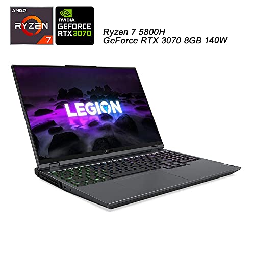 Lenovo Legion 5 Pro Gaming Laptop, 16.0" QHD IPS 165Hz, Ryzen 7 5800H, GeForce RTX 3070 8GB（140W）,RGB Backlight KB，Win 10, Accessories (64GB RAM 3200 | 2TB PCIe SSD)