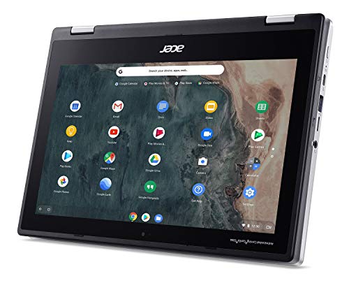 Acer Chromebook Spin 311 CP311-2H-C3KA Convertible Laptop, Intel Celeron N4000, 11.6" HD Touchscreen, 4GB LPDDR4, 64GB eMMC, Gigabit WiFi, Bluetooth 5.0