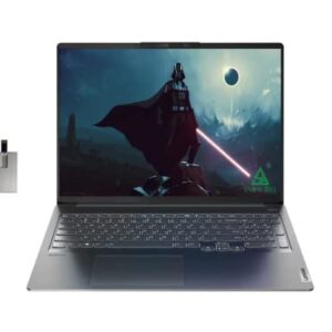 2022 LENOVO Ideapad 5 Pro 16" 2.5K QHD IPS Display (2560 x 1440) Laptop, AMD Ryzen 5 5600H, 8GB RAM, 512GB PCIe SSD, AMD Radeon RX Vega6, Backlit Keyboard, Win 11, Gray, 32GB USB Card