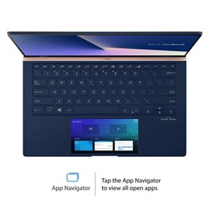 Asus ZenBook 14 Ultra-Slim Laptop 14 Full HD NanoEdge Bezel, Intel Core i7-1065G7, 8GB RAM, 512GB PCIe SSD, NumberPad, Thunderbolt 3, Windows 10 Home, Pine Grey, UX425JA-EB71 (Renewed)