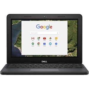 dell chromebook 5190 intel celeron n3450 x4 1.1ghz 4gb 32gb 11.6″, black (renewed)