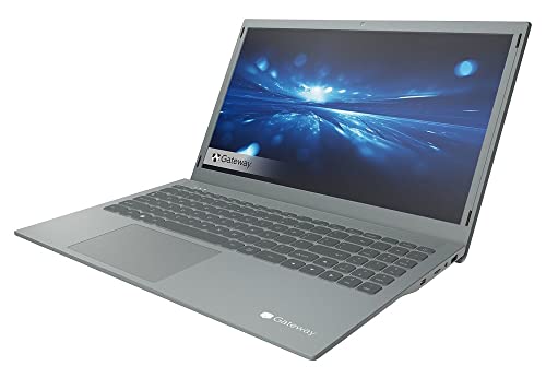 Gateway 15.6" Ultra Slim Notebook, FHD, Intel® Pentium® Silver, Quad Core, 128GB Storage, 4GB Memory, Tuned by THX™ Audio, 1.0MP Webcam, HDMI, Windows 10 S, Microsoft 365 Personal 1-Year Included