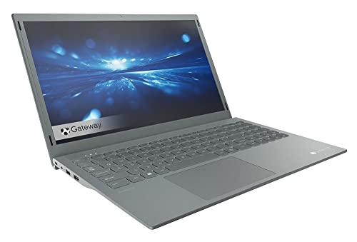 Gateway 15.6" Ultra Slim Notebook, FHD, Intel® Pentium® Silver, Quad Core, 128GB Storage, 4GB Memory, Tuned by THX™ Audio, 1.0MP Webcam, HDMI, Windows 10 S, Microsoft 365 Personal 1-Year Included