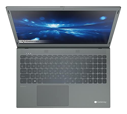 Gateway 15.6" Ultra Slim Notebook, FHD, Intel® Pentium® Silver, Quad Core, 128GB Storage, 4GB Memory, Tuned by THX™ Audio, 1.0MP Webcam, HDMI, Windows 10 S, Microsoft 365 Personal 1-Year Included