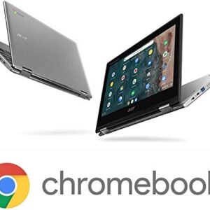 Acer 11.6" Touchscreen Convertible Spin 311 Chromebook Laptop, 32GB Storage, Silver (CP311-3H-K23X)