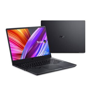 asus proart studiobook pro 16 oled laptop, 16” 3840×2400 oled display, intel core i9-12900h cpu, 32gb ddr4, 2tb pcie ssd, nvidia rtx a3000, windows 11 pro, w7600z3a-xb96, mineral black