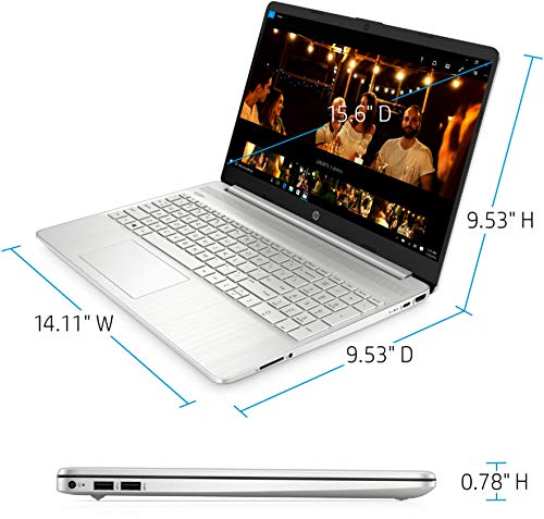 2022 HP 15 Laptop 11th Gen i5-1135G7 8GB RAM 256GB SSD, 15.6 Micro-Edge FHD Display, Webcam, HDMI, Wi-Fi, HP Fast Charge, Premium Light Thin Design, Windows 10-Free Windows 11 Update| ROKC Bundle