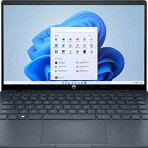 HP Pavilion 2-in-1 14" FHD IPS Touch-Screen Laptop | 12th Generation Intel Core i3-1215U（ Beat i5-10210U） | 8GB RAM | 512GB SSD | Windows 11 Home in S Mode | Blue | with USB3.0 HUB Bundle