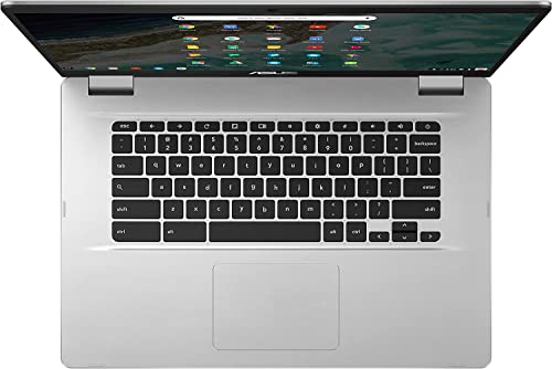 ASUS 15 Slim Chrome OS Laptop Intel Processor up to 2.4GHz 15.6in Full HD NanoEdge-Display with 180 Degree-Hinge 4GB DDR4 64GB Storage WiFi + BT (C523 – Renewed)