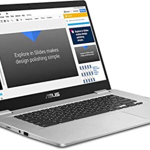 ASUS 15 Slim Chrome OS Laptop Intel Processor up to 2.4GHz 15.6in Full HD NanoEdge-Display with 180 Degree-Hinge 4GB DDR4 64GB Storage WiFi + BT (C523 – Renewed)