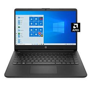 HP 14 Laptop, AMD 3020e, 4 GB RAM, 64 GB eMMC Storage, 14-inch HD Display, Windows 10 Home in S Mode, Long Battery Life, Microsoft 365, (14-fq0020nr, 2020)