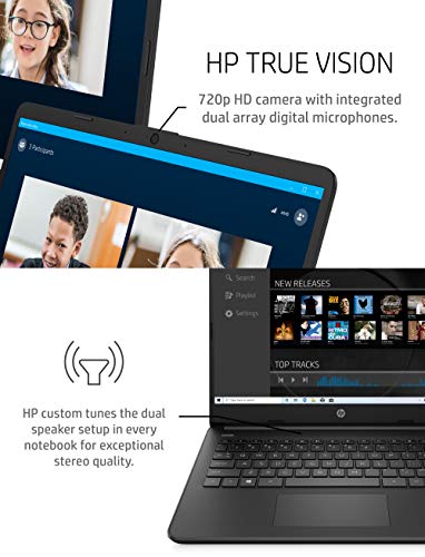 HP 14 Laptop, AMD 3020e, 4 GB RAM, 64 GB eMMC Storage, 14-inch HD Display, Windows 10 Home in S Mode, Long Battery Life, Microsoft 365, (14-fq0020nr, 2020)