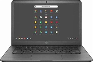 hp 14-inch chromebook hd touchscreen laptop pc (intel celeron n3350 up to 2.4ghz, 4gb ram, 32gb flash memory, wifi, hd camera, bluetooth, up to 10 hrs battery life, chrome os , black)