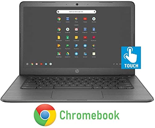 HP 14-inch Chromebook HD Touchscreen Laptop PC (Intel Celeron N3350 up to 2.4GHz, 4GB RAM, 32GB Flash Memory, WiFi, HD Camera, Bluetooth, Up to 10 hrs Battery Life, Chrome OS , Black)