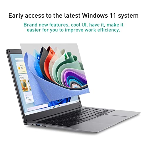 ECOHERO Newest 2023 Windows 11 Laptop, 6GB RAM 128GB SSD Storage, 14.1-inch HD Display, Intel Celeron J4005 Dual-Core Processor Up to 2.7GHz, Ultra Slim Laptops Computers, Webcam, 2.4G WiFi and BT4.0