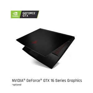 MSI GF63 Thin 9SC-614 15.6" Gaming Laptop, Intel Core i5-9300H, NVIDIA GTX 1650, 8GB, 512GB NVMe SSD, Win10