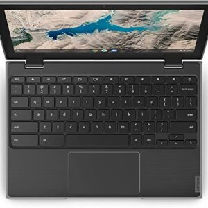 Lenovo 100E Chromebook 2ND Gen Laptop, 11.6" HD(1366 x 768) Display, Intel- Celeron N4020, 4 GB LPDDR4 RAM, 64 GB eMMC, HDMI, MicroSD Card Reader, Windows 10 Pro + Zipnology Cloth - New