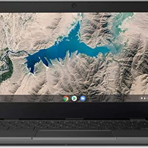 Lenovo 100E Chromebook 2ND Gen Laptop, 11.6" HD(1366 x 768) Display, Intel- Celeron N4020, 4 GB LPDDR4 RAM, 64 GB eMMC, HDMI, MicroSD Card Reader, Windows 10 Pro + Zipnology Cloth - New