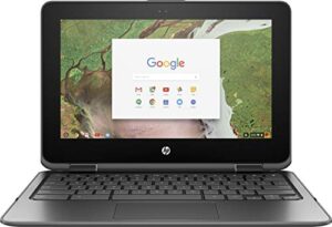 hp chromebook x360 11.6 hd ips touch screen intel 3350 wi-fi 16gb emmc 4gb gray (renewed)