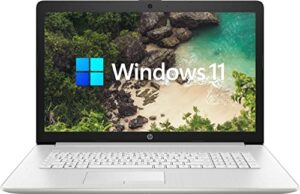 hp 17.3” laptop (latest model), 11th gen intel core i3-1115g4, 12gb ram, 256gb ssd, anti-glare display, intel uhd graphics, long battery life, windows 11