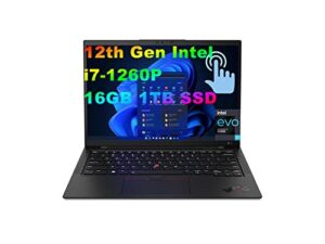 aimcare supported newlenovo thinkpad x1 carbon gen 10 ultrabook laptop 14.0″ fhd+ touch screen intel evo core i7-1260p, 16gb lpddr5 ram 1tb ssd webcam fingerprint hdmi 2.0 thunderbolt 4 win 11pro