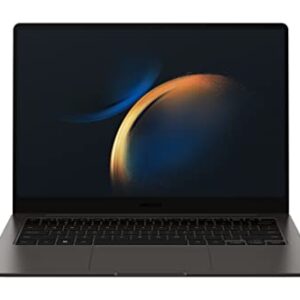 SAMSUNG 14” Galaxy Book3 Pro Laptop Computer, 13th Gen Intel Core i7-1360P Processor / 16GB / 512GB, 3K AMOLED Screen, 120hz, Fingerprint Reader, FHD Webcam, 2023 Model, NP940XFG-KC2US, Graphite