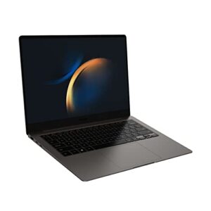 SAMSUNG 14” Galaxy Book3 Pro Laptop Computer, 13th Gen Intel Core i7-1360P Processor / 16GB / 512GB, 3K AMOLED Screen, 120hz, Fingerprint Reader, FHD Webcam, 2023 Model, NP940XFG-KC2US, Graphite