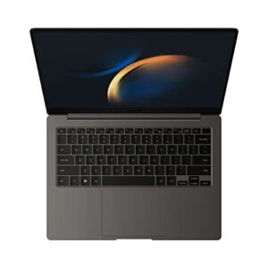 SAMSUNG 14” Galaxy Book3 Pro Laptop Computer, 13th Gen Intel Core i7-1360P Processor / 16GB / 512GB, 3K AMOLED Screen, 120hz, Fingerprint Reader, FHD Webcam, 2023 Model, NP940XFG-KC2US, Graphite