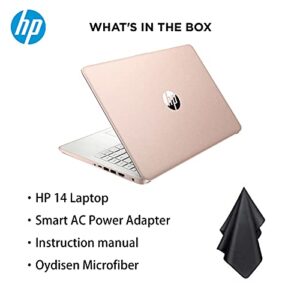 2021 Newest HP Premium 14-inch HD Laptop, Intel Dual-Core Processor Up to 2.8GHz, 8GB RAM, 64GB eMMC Storage, Webcam, Bluetooth, HDMI, Wi-Fi, Rose Gold, Windows 10 with 1 Year Microsoft 365