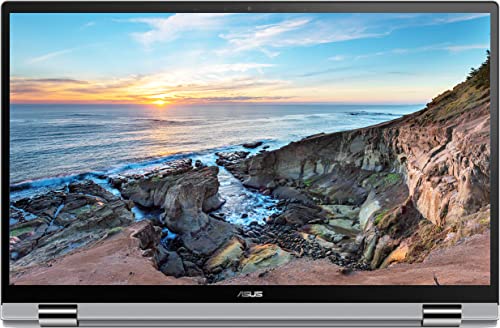 ASUS Touchscreen 15.6'' ZenBook Laptop with Windows 11 Pro, Full HD IPS Display, AMD Ryzen 7 5700U Processor, NVIDIA GeForce MX450, Backlit Keyboard, Gray (8GB RAM | 1TB PCIe SSD)