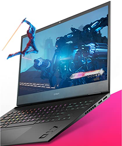 HP OMEN 17.3" QHD(2560 x 1440) 165Hz Gaming Laptop, 14 cores 12th Gen Intel i7-12700H, GeForce RTX 3070Ti (TGP 150W), RGB Backlit KB, B & O, Wi-Fi 6E, Thunderbolt 4, Win 11 (32GB DDR5 | 2TB PCIe SSD)